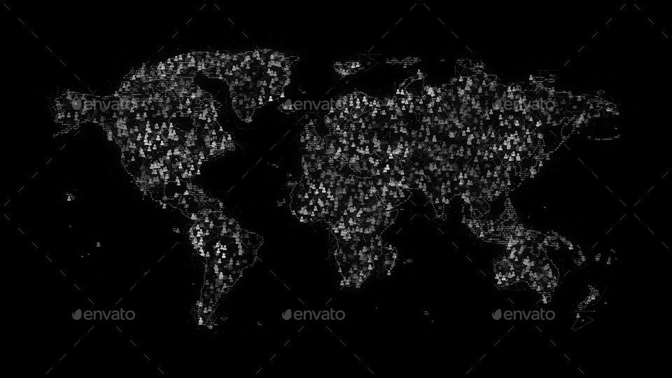 Social Network World Map by provitaly | GraphicRiver Social Network World Map by provitaly | GraphicRiver
